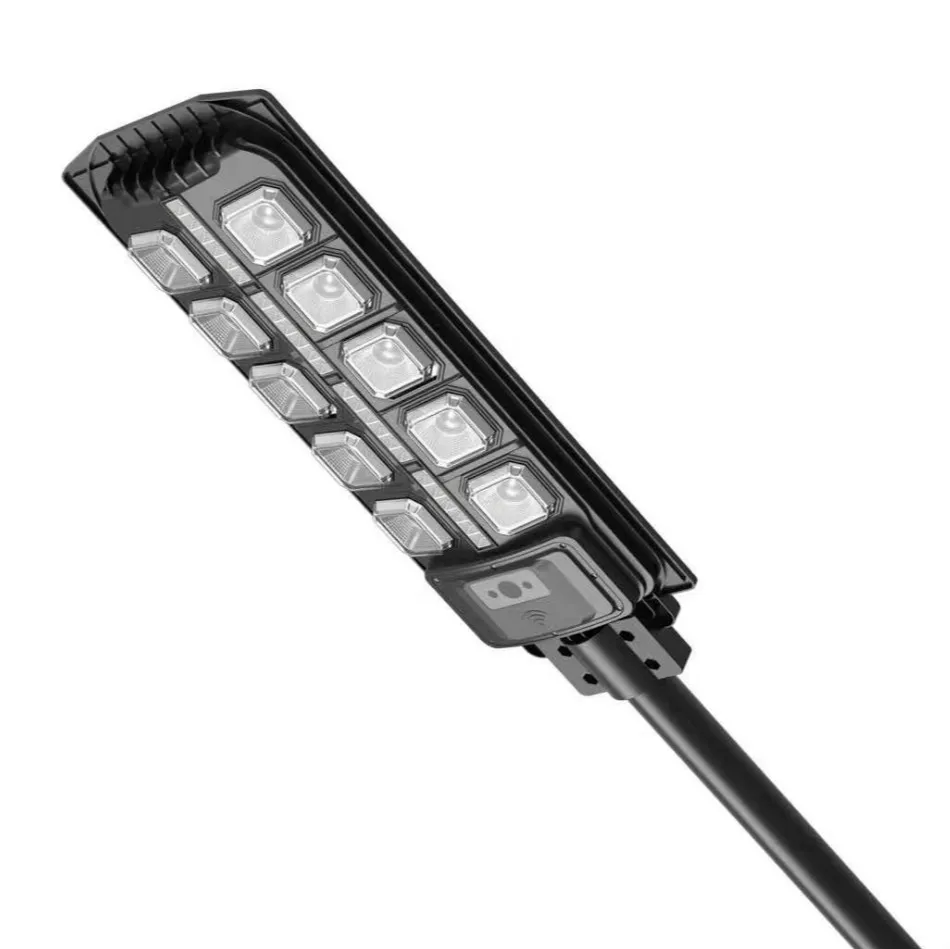 50W-400W Shoebox Lighting All in One Solar With Remote Control 100 Watt ...