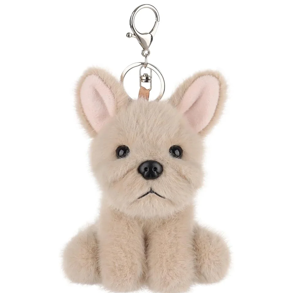 Realistic Bulldog Stuffed Animal Soft Key Chain Cute Custom Plush ...