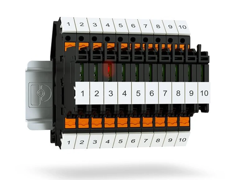 Phoenix 3214320 UT 4-PE/L/HESI (5X20) - Fuse Modular Terminal Block