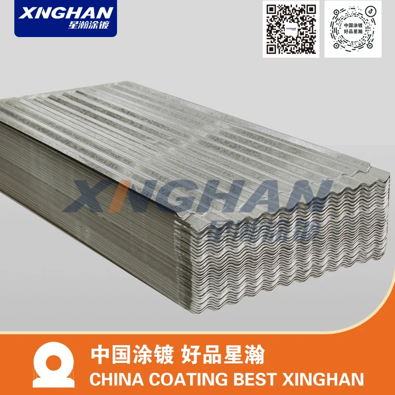 Galvanized Corrugated Roofing Steel Sheet Az20g/m2 Az40 Galvanized ...
