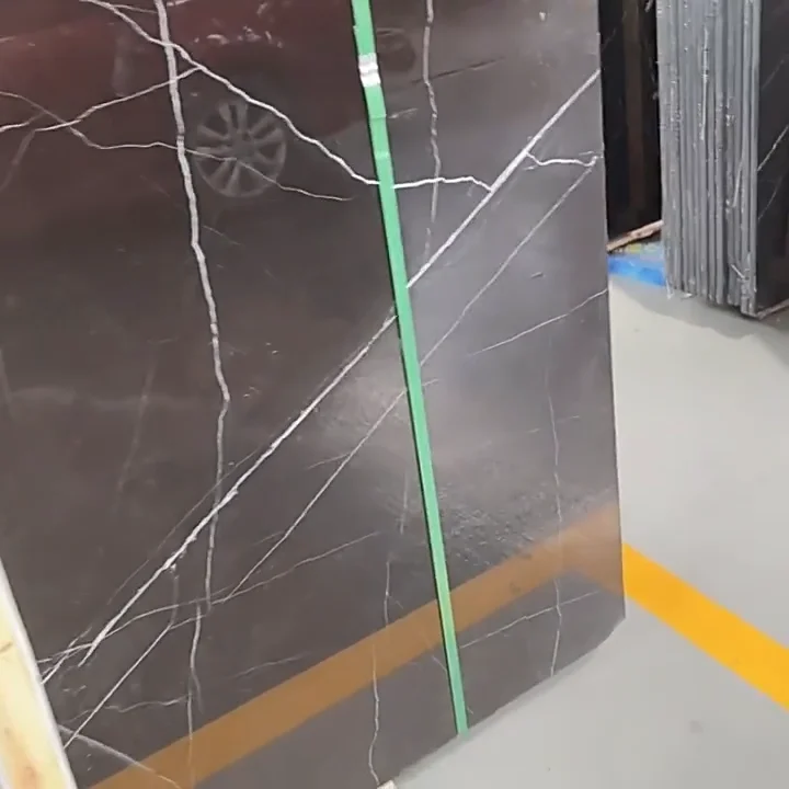 Kitchen Nero Marquina/margiuna Floor Tiles Big Slab Silky Belgium ...