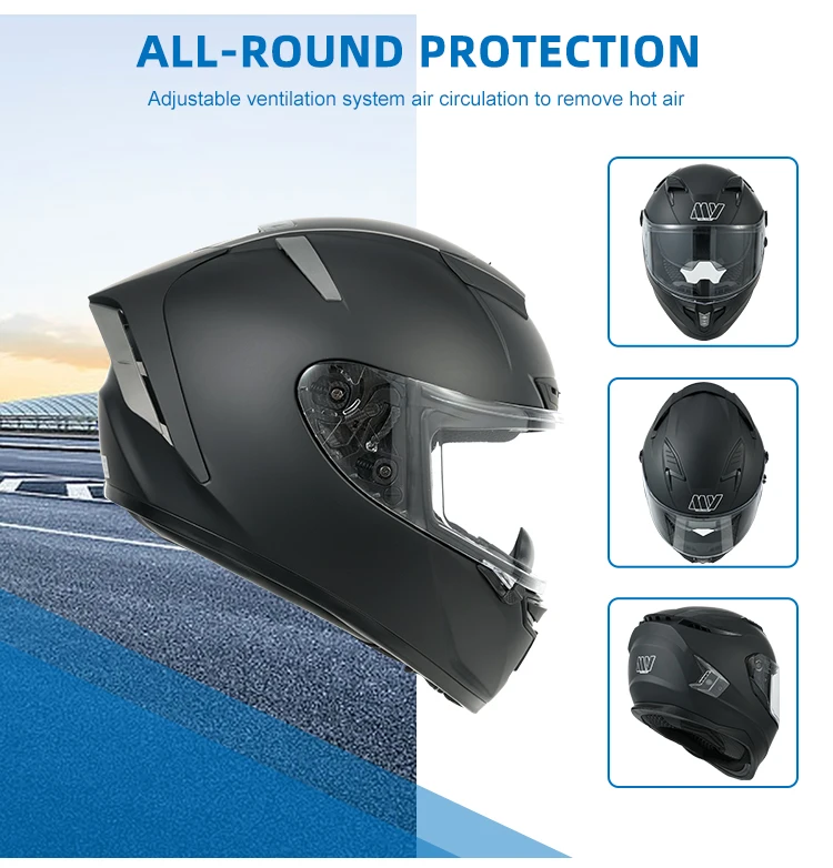 High Quality White Black Gray Fullface Comfortable Motocross Motorbike ...