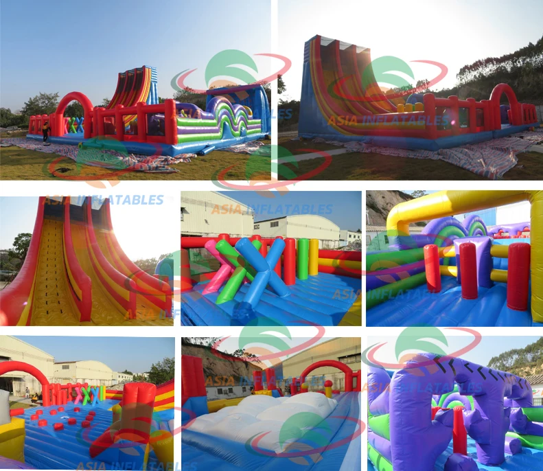 Inflatable Team Building Games Kids Inflatable Course Inflated ...