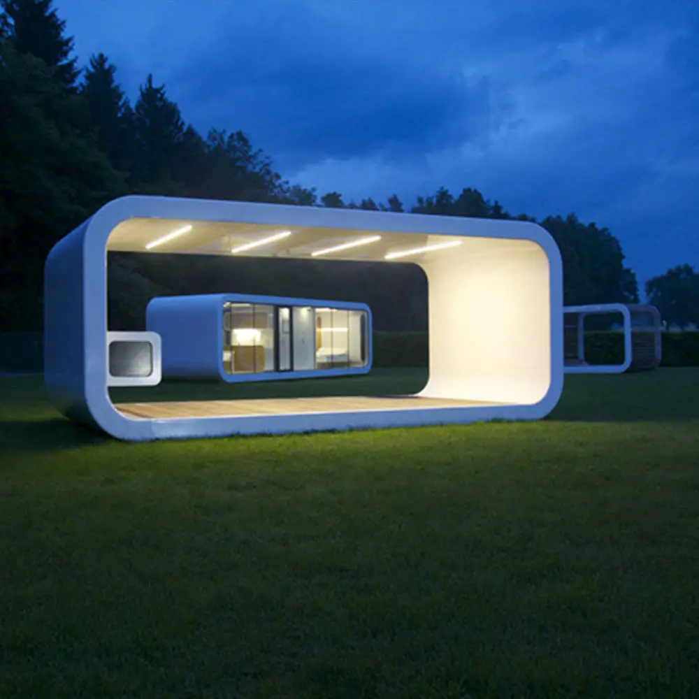 20ft And 40ft Modular House Indoor Home Office Pod Apple Cabin Office ...