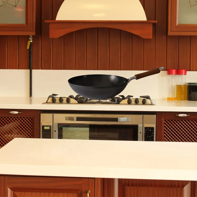 Traditional Hand Handmade Iron Wok Non-stick Carbon Steel Wok Pan Non ...