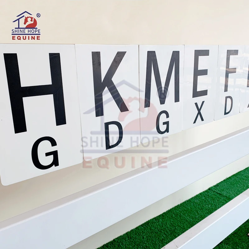 Equestrian Arena Letters - Durable Dressage Ring Markers