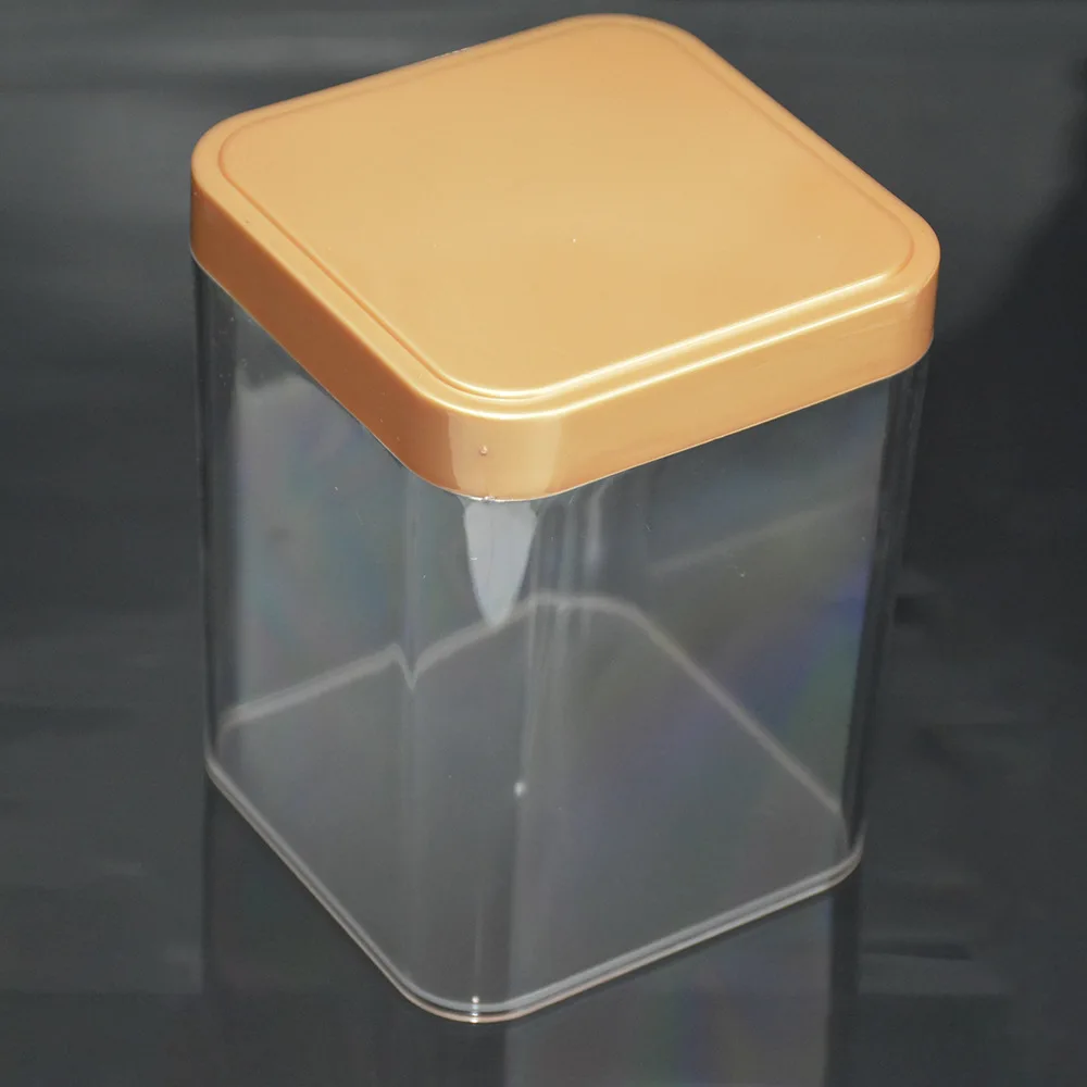 PS Verpackung - Square Transparent Box for Food Packaging