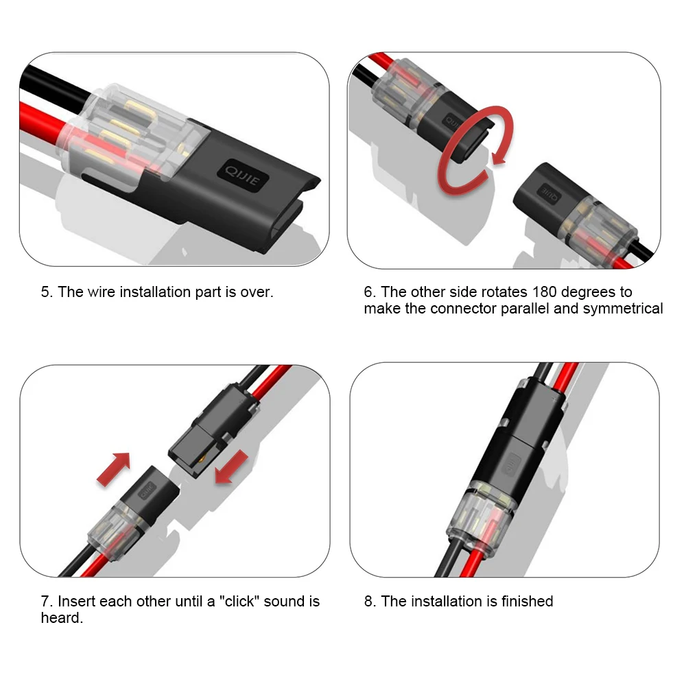Quick Splice Wiring Connector 2 Pin LED Lighting Connectors