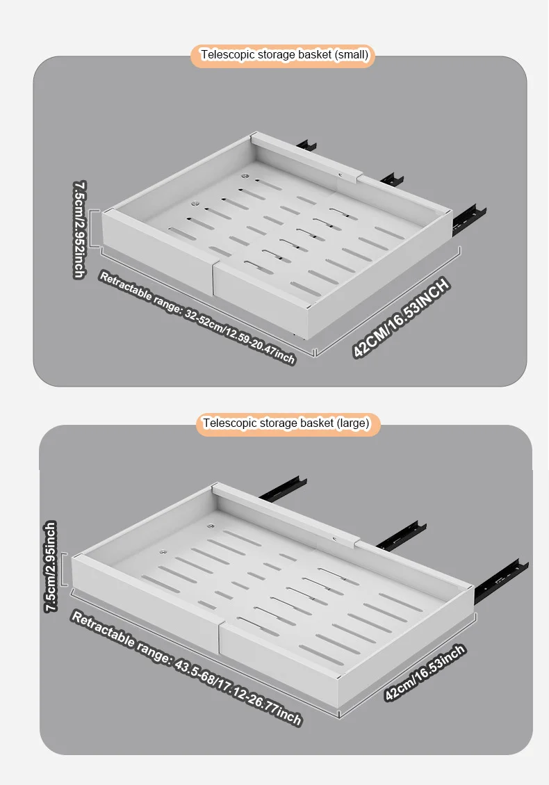 Expandable Pull Out Cabinet Organizer - Efficient Kitchen Storage
