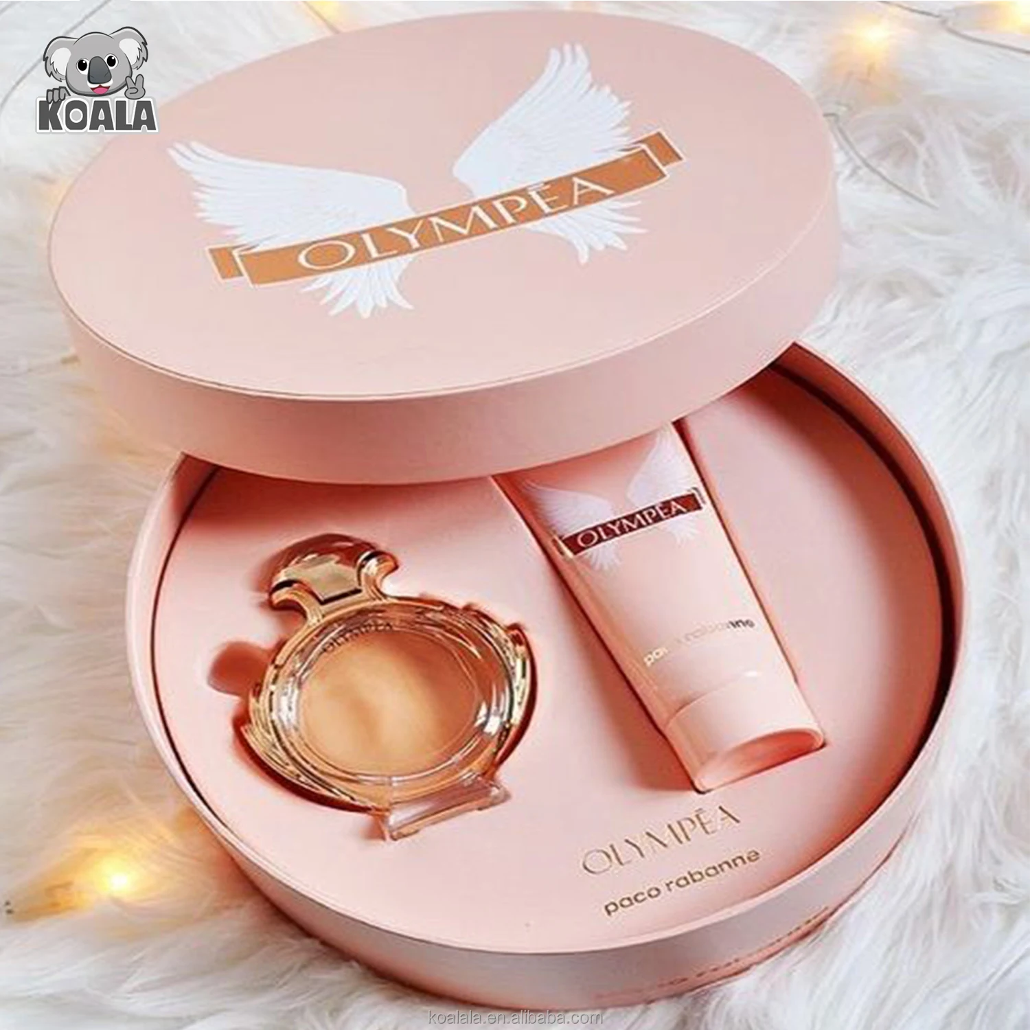 Luxury Girls And Women Pink Round Tube Paper Florist Floral Cosmetics ...