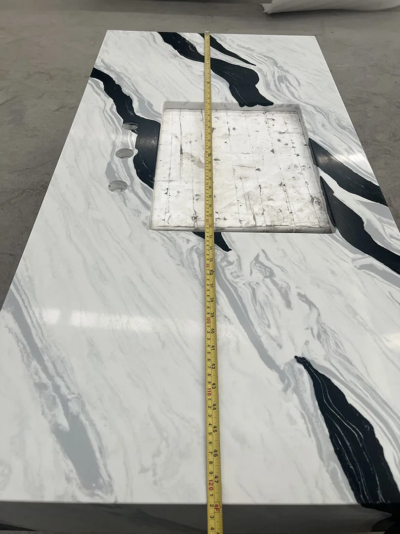 Panda White Quartz Countertop Kitchen Quartz Countertop Factory Price ...