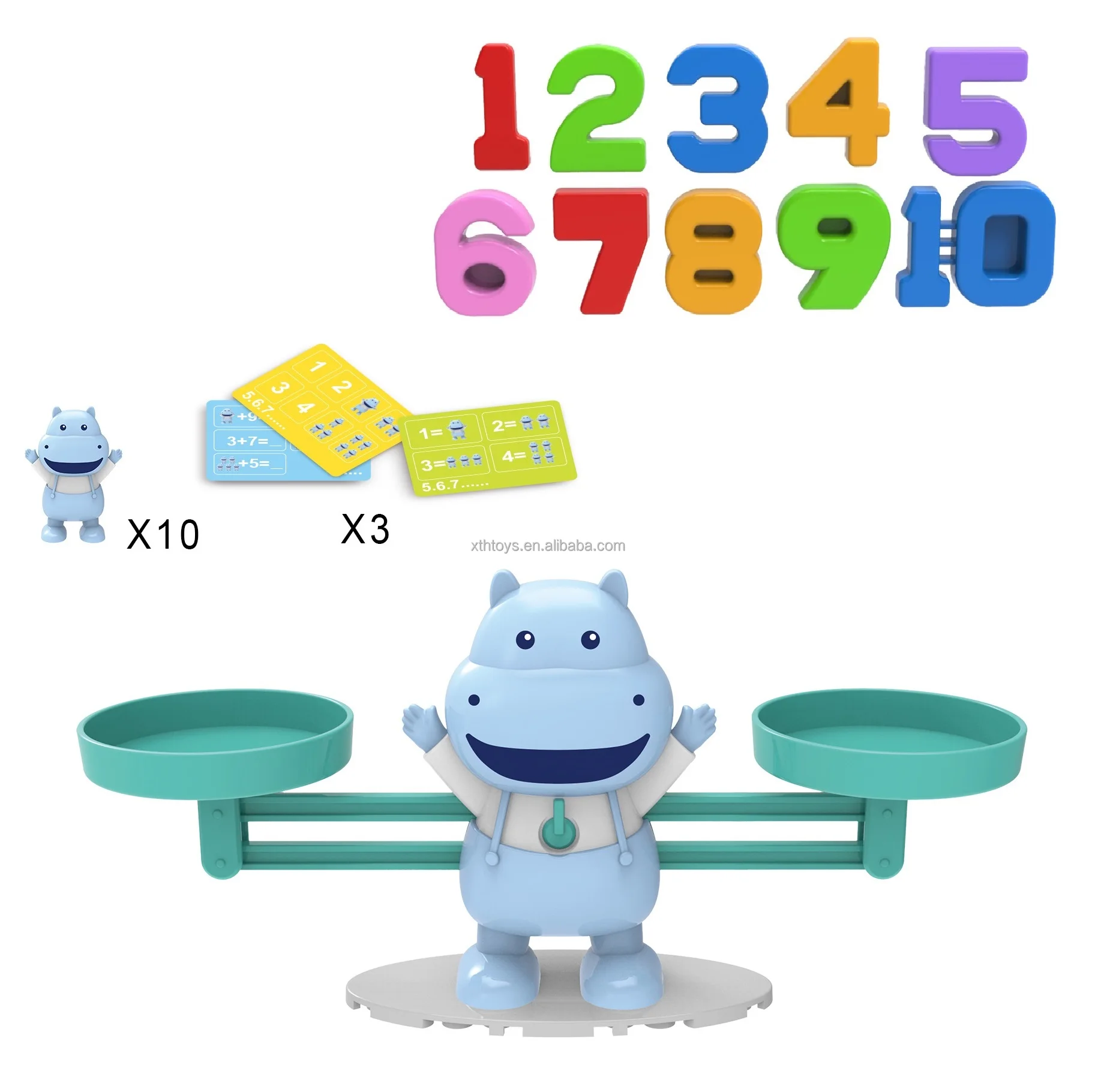 Balance Math Toys Game For Toddler,Baby,Steam Educational Learning Toys ...