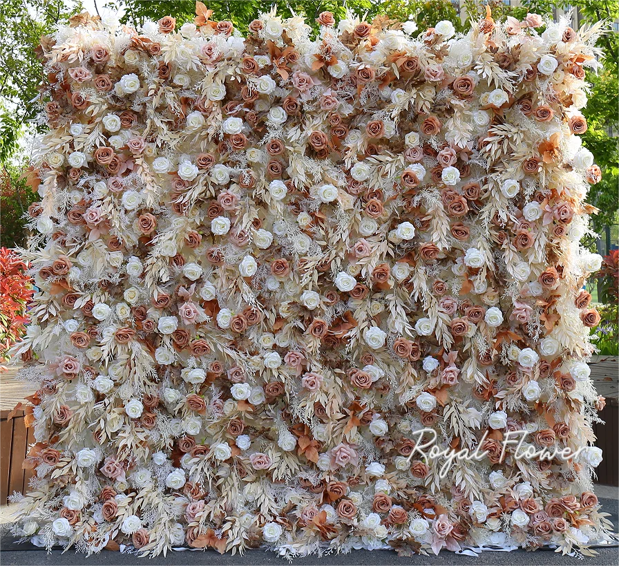 White Feather Wall Backdrop - Elegant Wedding Decor