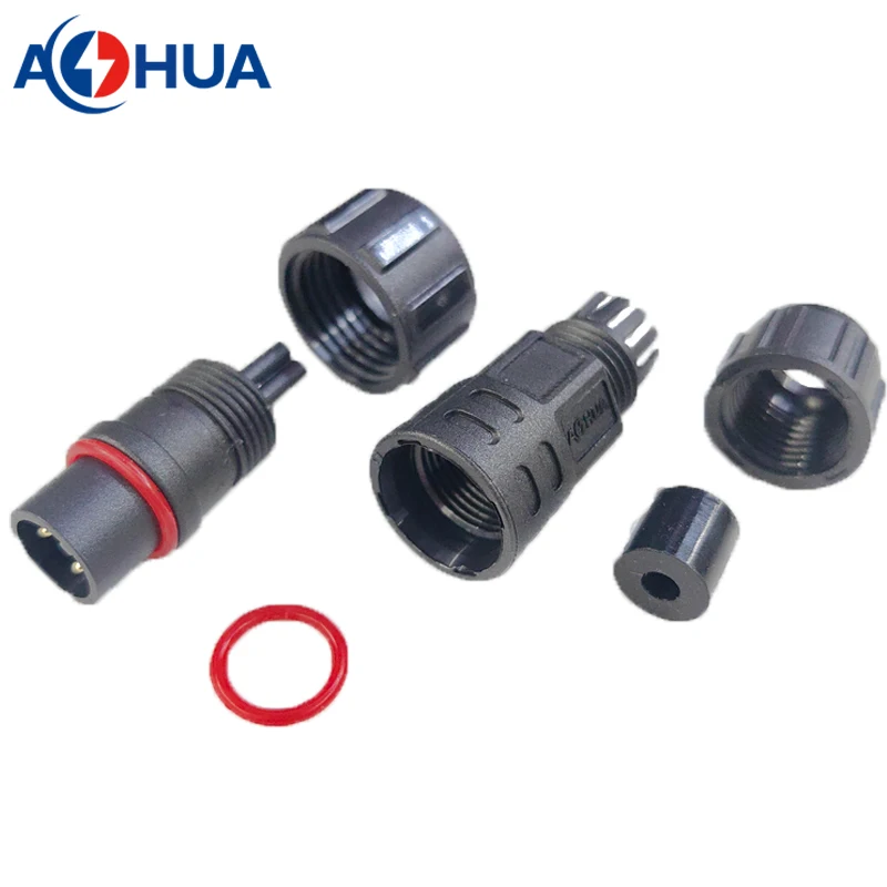 M16 IP67 Power Signal Male Female 5pin Electric Waterproof Connector ...