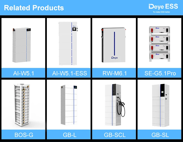 Deye Ess Bos-g Lifepo4 Us Eu Battery Pack 51.2v 100ah Home Deye Solar ...