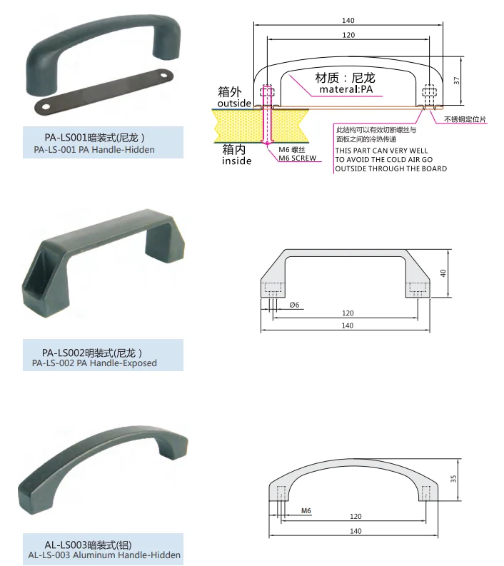 Integrated Inspection Door Lock Handle for Plant Modular Filtration Air ...
