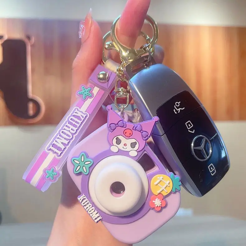 Wholesale Cute Kuromi Projection Camera Sanrio Keychain Women Bag ...
