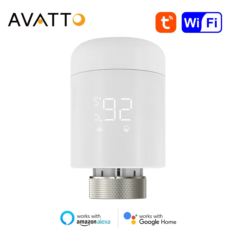 AVATTO TRV16-WIFI Modern Tuya Wifi Smart Thermostatic Radiator Valve ...