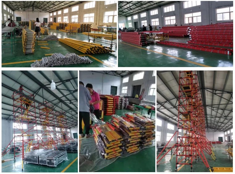 Non-Conductive Fiberglass GRP/FRP Scaffolding Tower - Portable ...