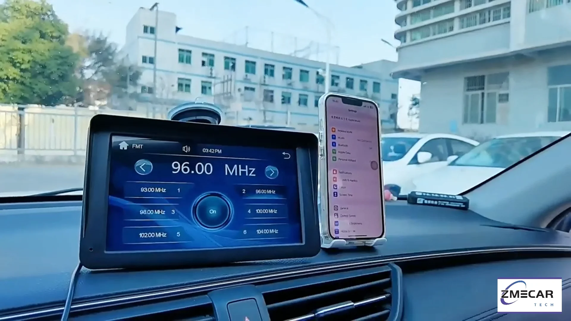 7 Inch Portable Monitor Auto Wireless Carplay Android Auto Car Radio Bt ...