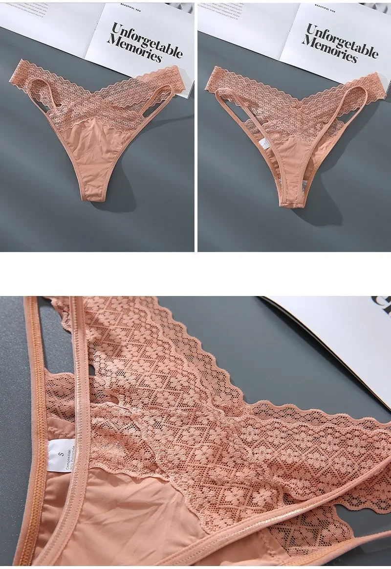 Sexy Panties Ladies Briefs Women Underwear Lace Thong Seamless Soft ...