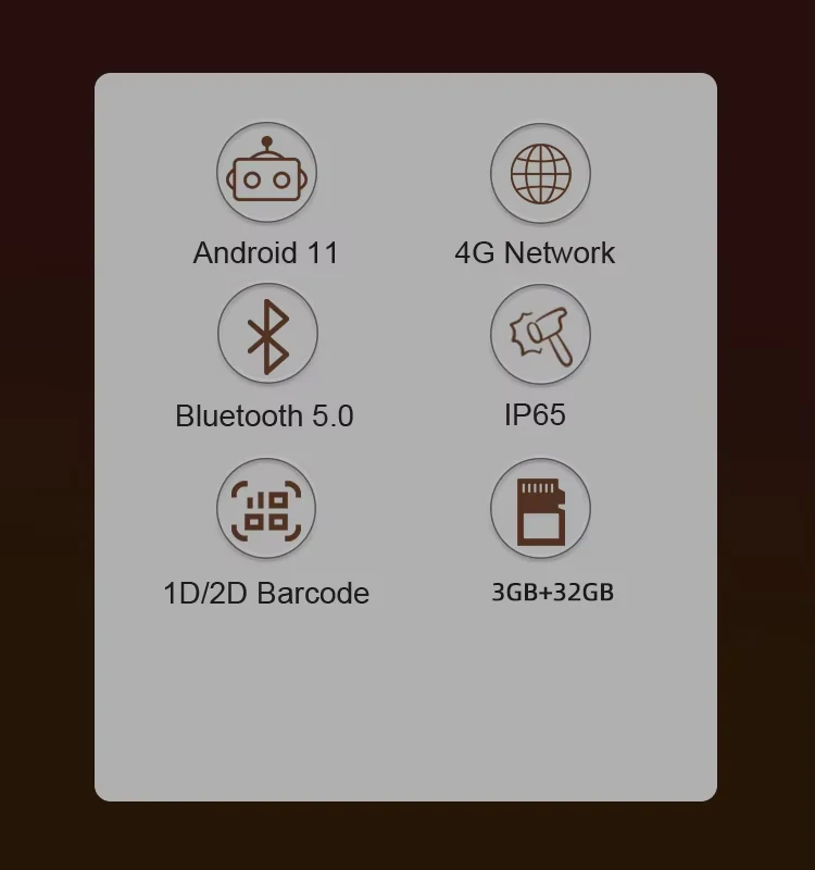 EDOO M71 4G WIFI Touch Screen Mobile Keypad for Stock & Warehouse