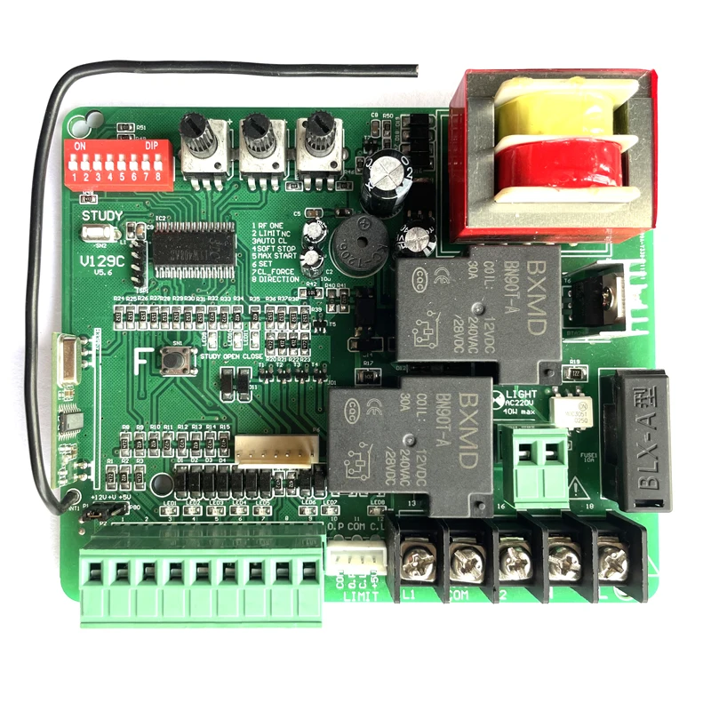 V129c Circuit Board For Sliding Gate Opener Auto Gate Control Board Pcb ...