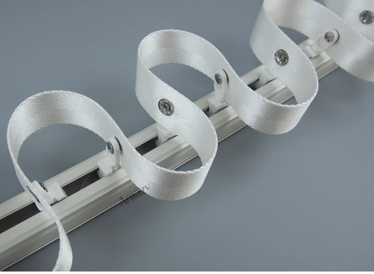 Modern Smooth Electric Curtain Track Wave Gliders 80mm Wave Curtain ...