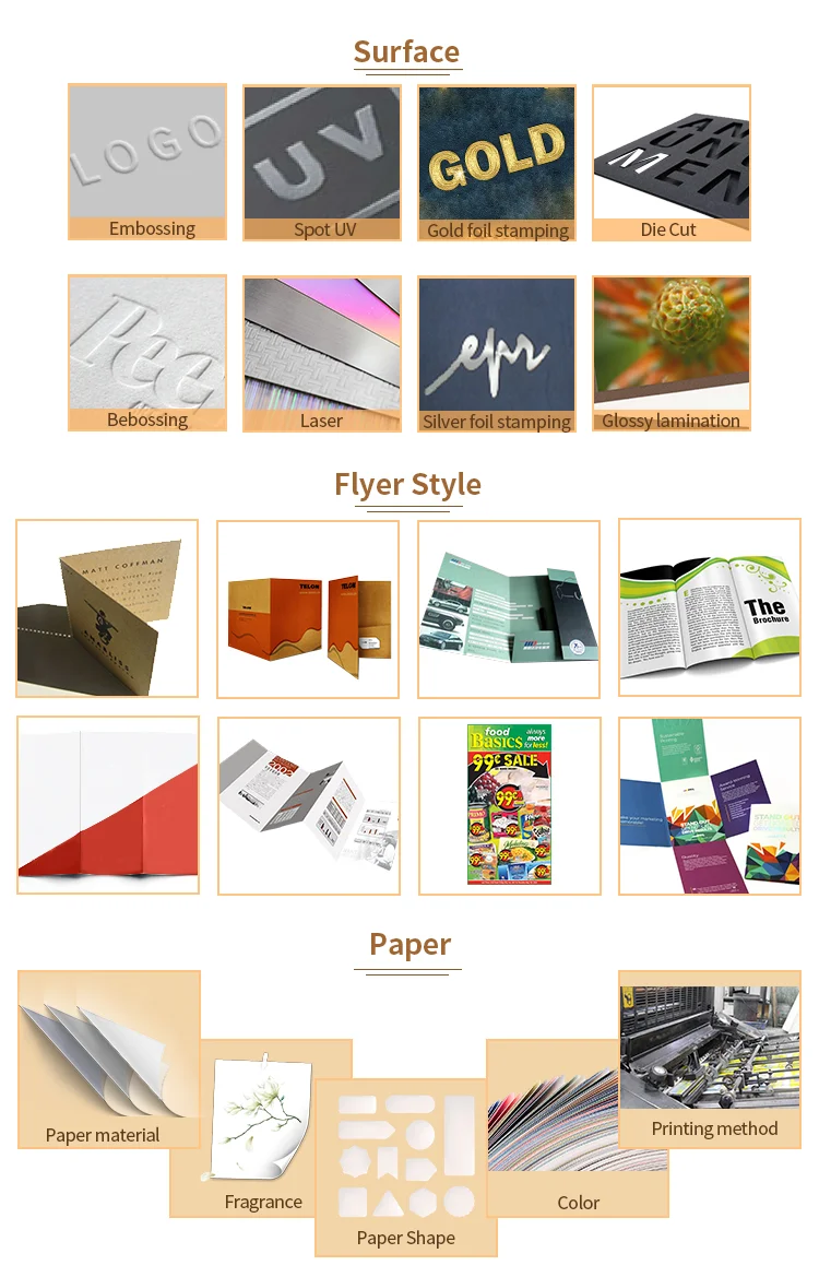 Custom Made A5 Mini Paper Personal Flyer Advertising Printing Service