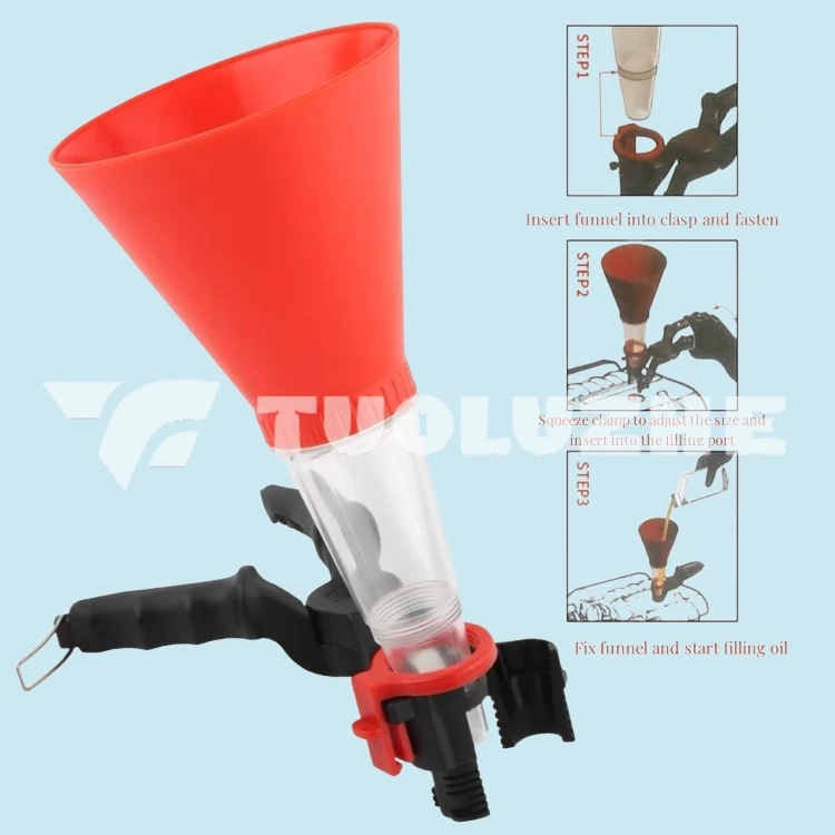 Automotive Maintenance And Refueling Tools Engine Oil Funnel - Buy ...