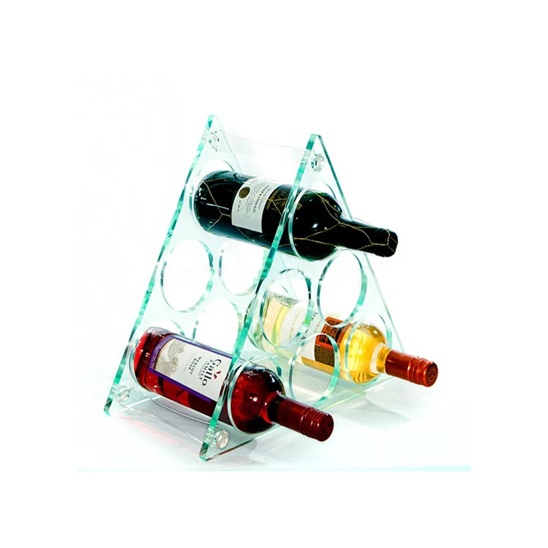 Triangle Wine Rack - Eco-Friendly Acrylic Wine Stacker