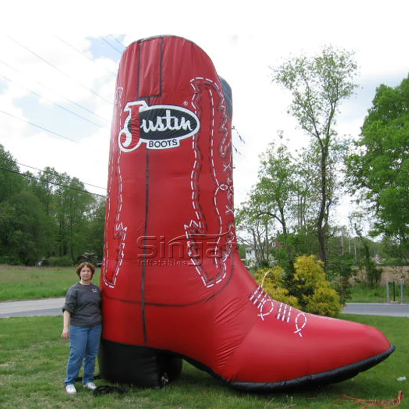 Giant Advertising Balloon Inflatable Custom Shape Giant Inflatable Boot ...