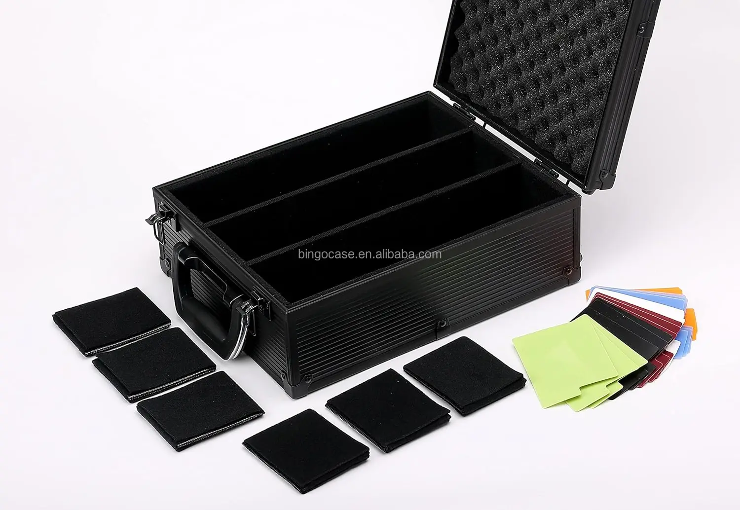Aluminum Briefcase Lockable Storage Case for TCG, Deck Box,Trading ...