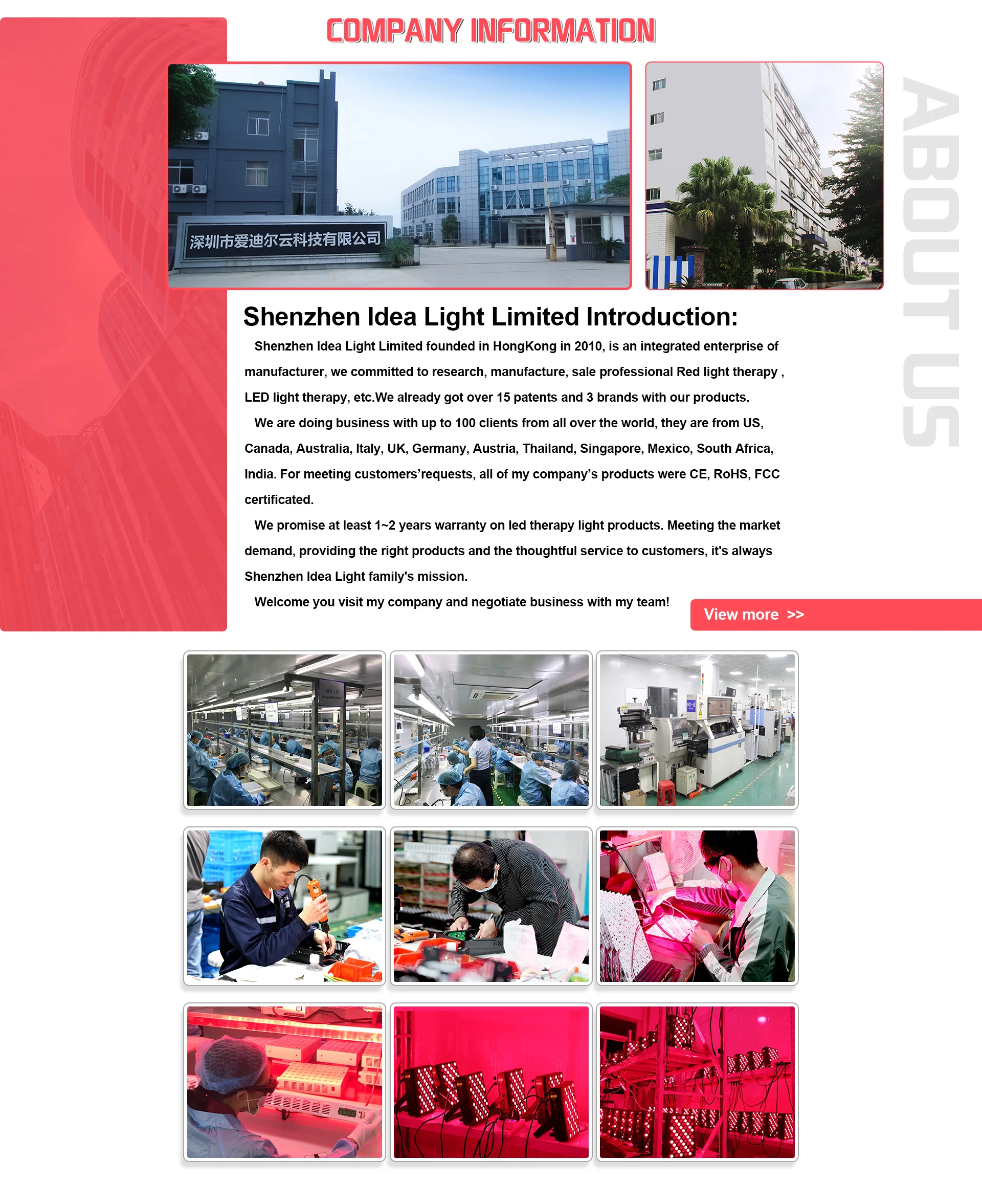 Shenzhen Idea Light Limited