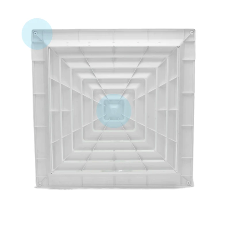 Hvac 4 Way Supply Air Diffusers Venlation Square Ceiling Diffuser - Buy ...