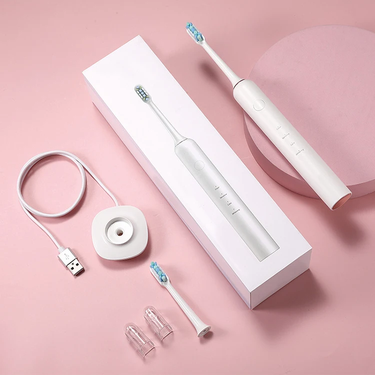 Powerful Ultrasonic Sonic Electric Toothbrush Usb Charger Rechargeable ...