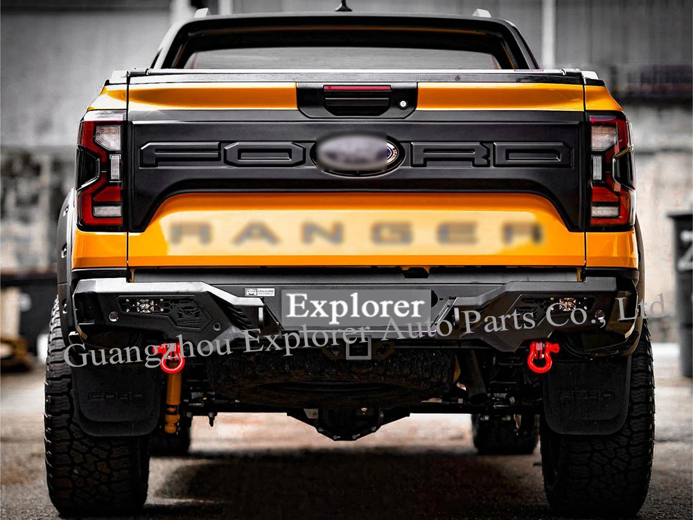 Armando Car Steel Rear Bumper For Ford Ranger T7 T8 Raptor With Led ...