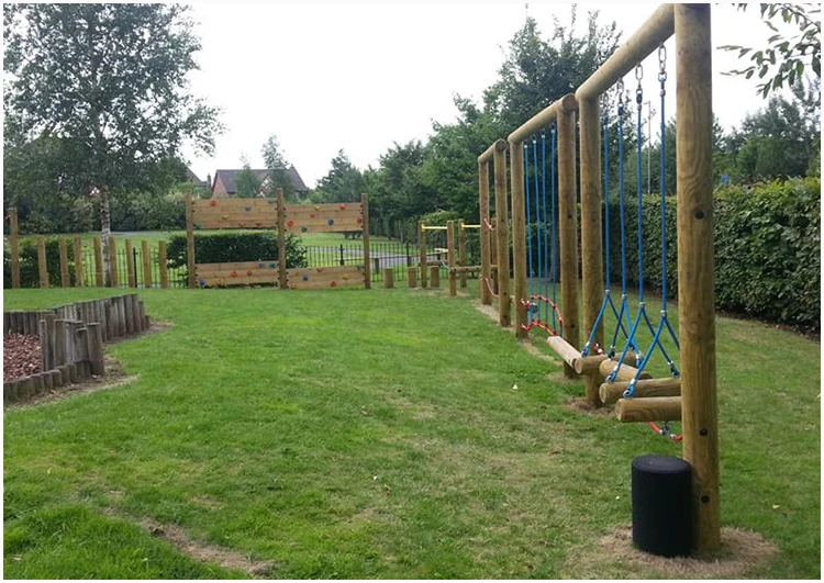 Balancing Log Walk Playground - Eco-Friendly Fun for Kids