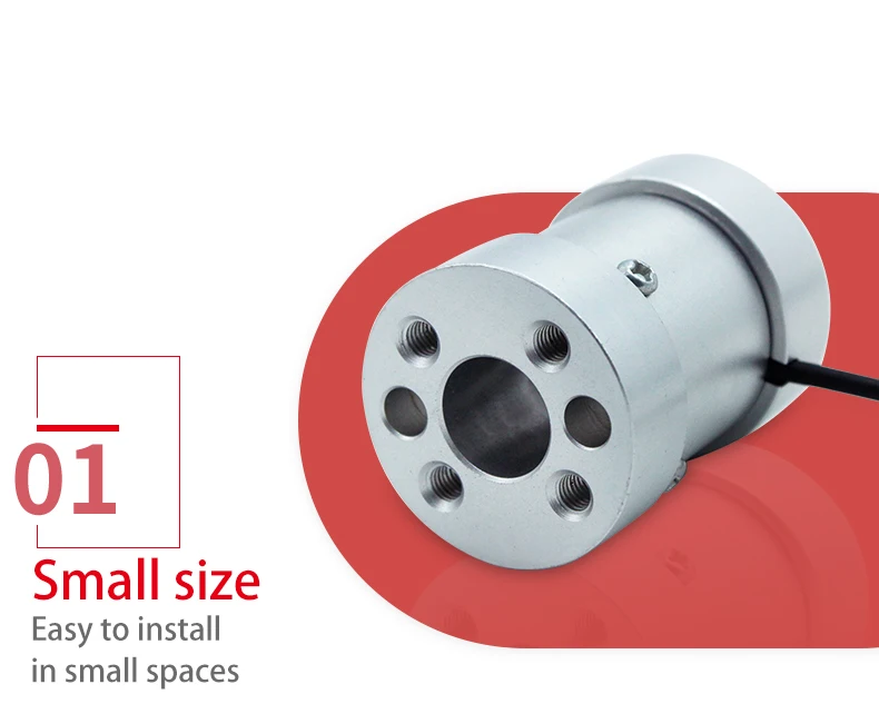 Robot Force Torque Sensor Miniature Double Flange Type Reaction Static ...