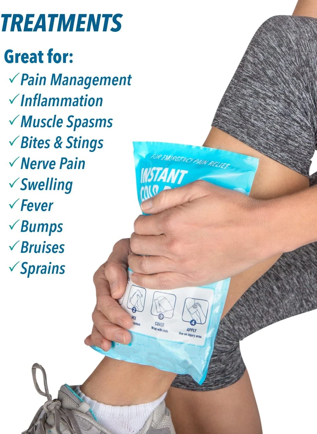 Instant Ice Pack - Perfect for Injury and Rehabilitation