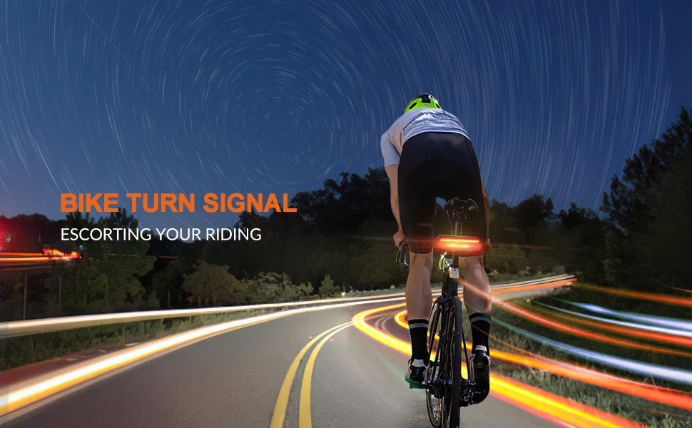 Bike Tail Light With Turn Signals-wireless Remote Control Waterproof ...