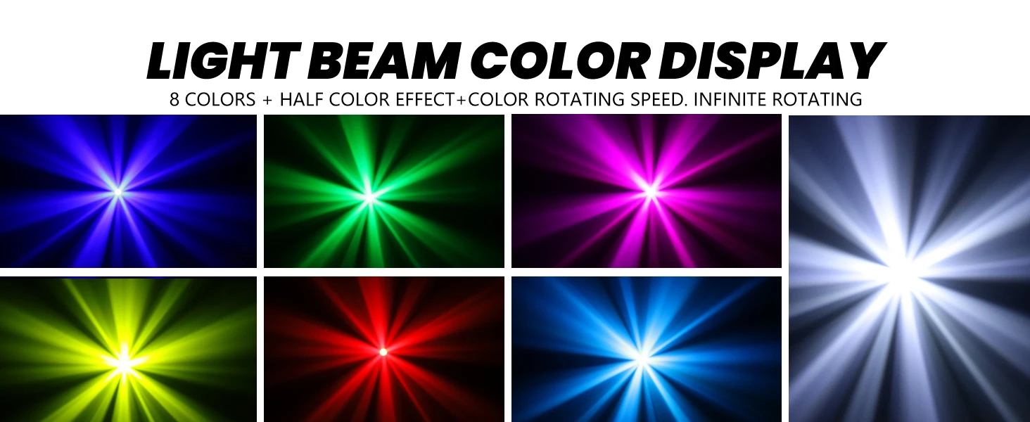 150W LED Mini Beam Moving Head Light Gobo Dot Beam DJ Party Disco LED ...