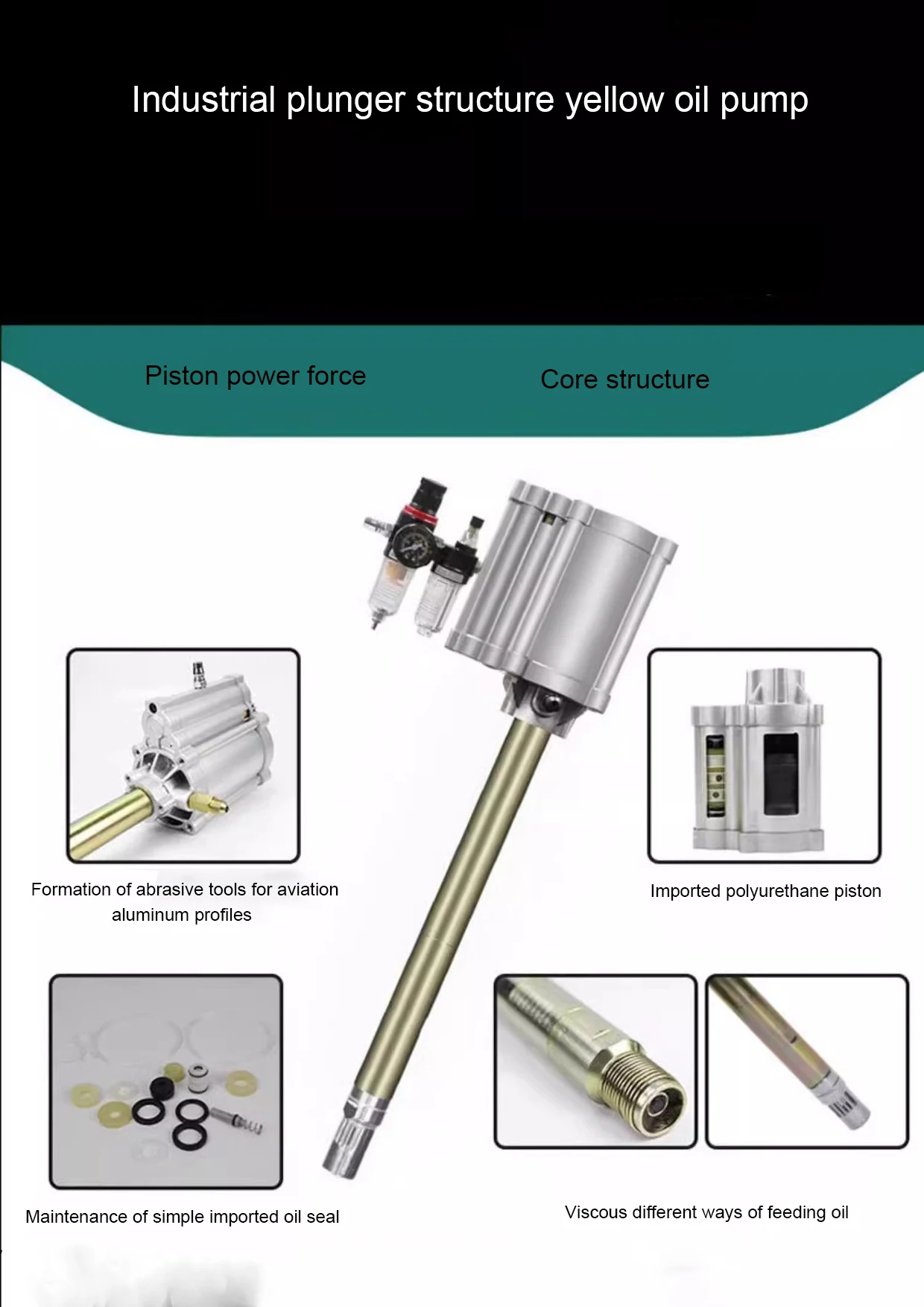 60 Gallon High Pressure Air Operated Pneumatic Oil Transfer Pump Oil ...