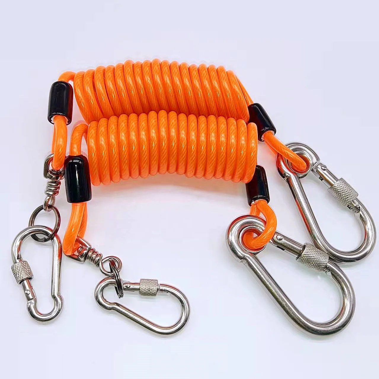 Xinjieda Oem Functional Retractable Steel Wire Rope Pvc Tool Lanyard ...