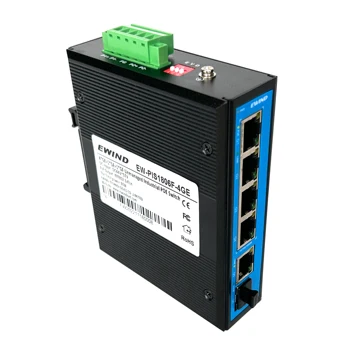 6 Port Industrial Network Switch Unmanaged 10/100/1000m Gigabit ...