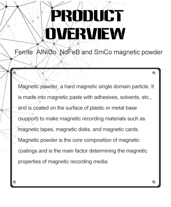 Strontium or Barium Magnetic Plastic Magnetic Powders