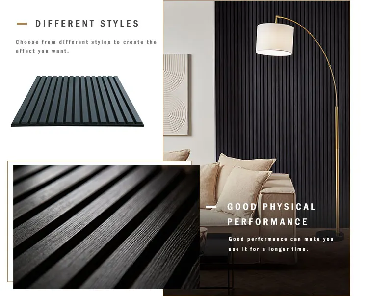 Mumu Sound Absorbing Diffuser Hanging Decorative Sheet Teak Oak Wood ...