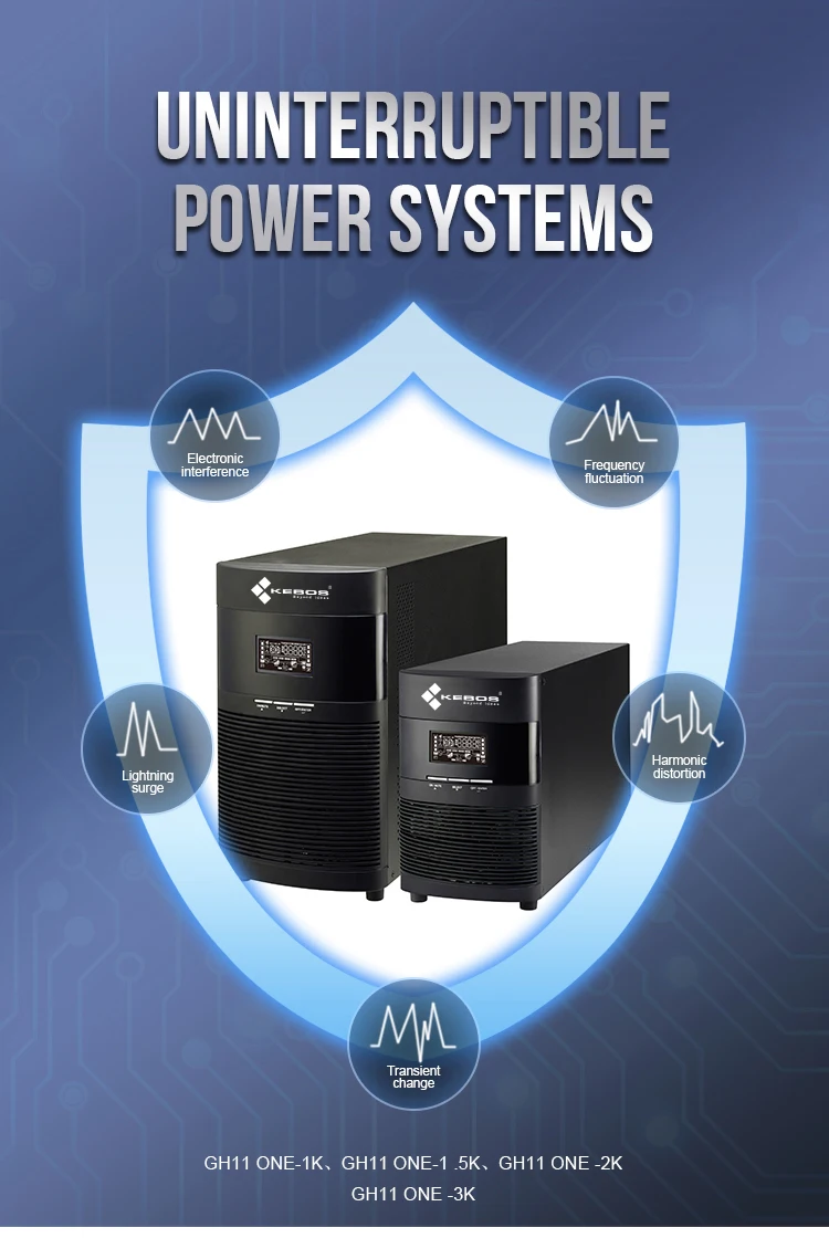 Kebos Gh11 One- 2k High Frequency Double Conversion Pure Sine Wave ...