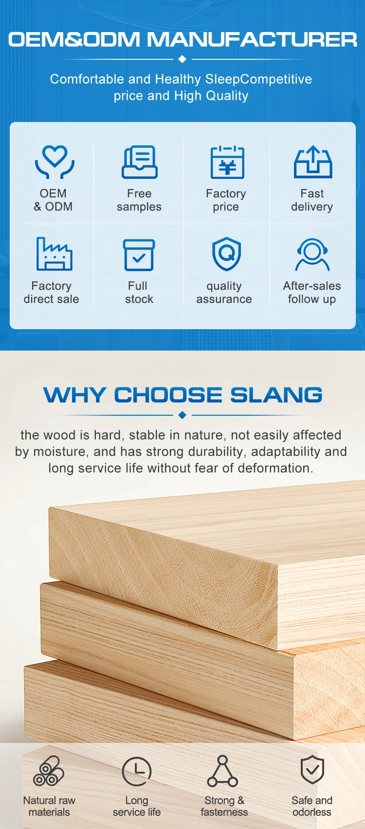 Slang Modern Twin/full/queen/king Metal Platform Bed With Wood Slat ...