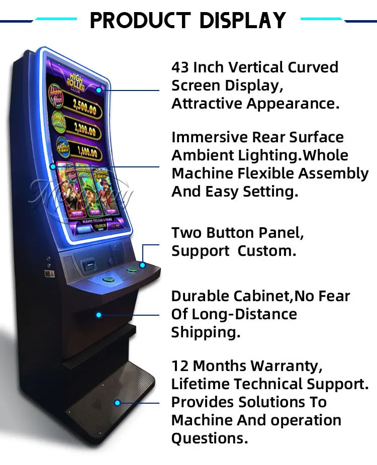 Link Game Machine Skill Nudge Game 43" Curved Game Machine - Buy Link ...